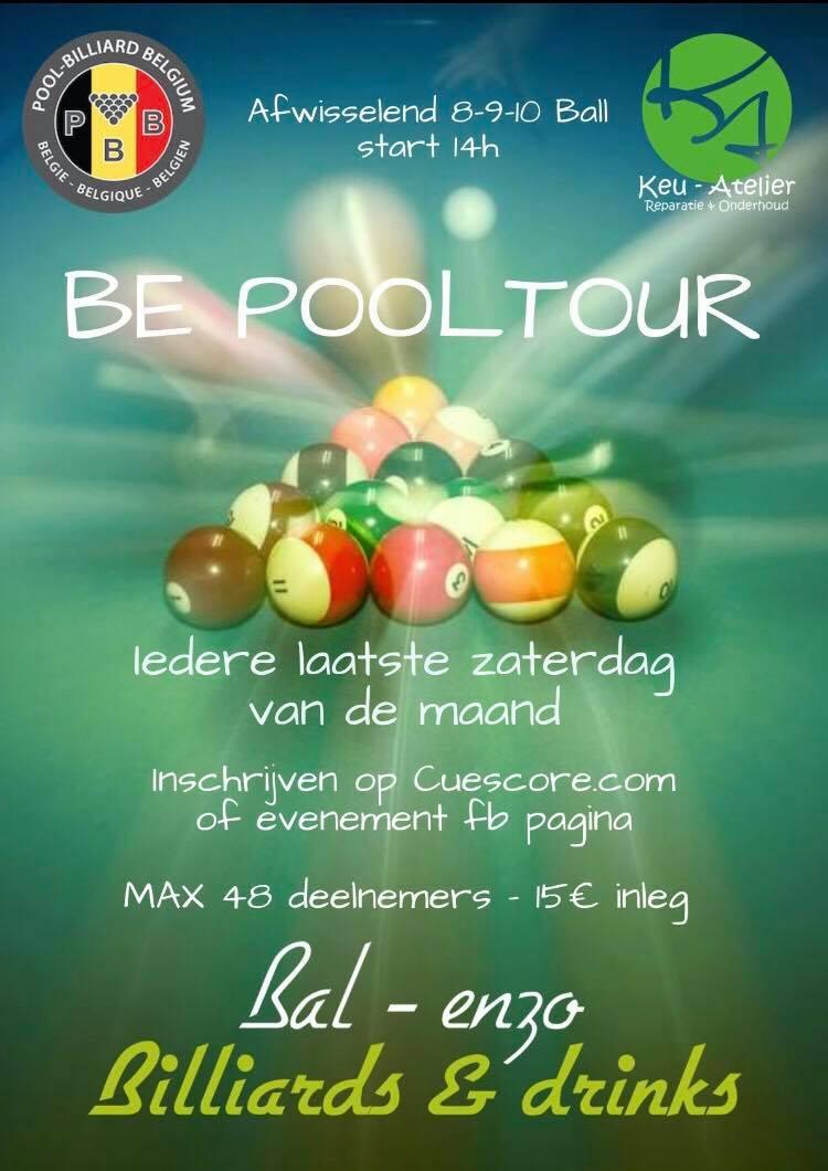 BE POOL TOUR - APRIL | Pool-Billiard Belgium
